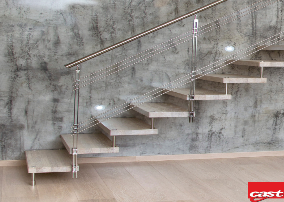 Cantilever stairs mod. Swing - Cast Stairs