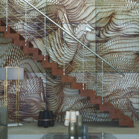 Scale moderne per interni | Scala Swing versione 100 - Cast Stairs